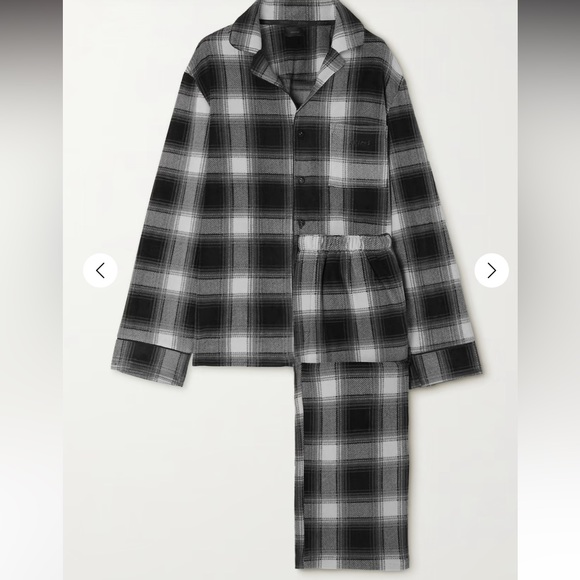 SKIMS | Intimates & Sleepwear | Skims Checked Fleece Pajama Set Brand ...